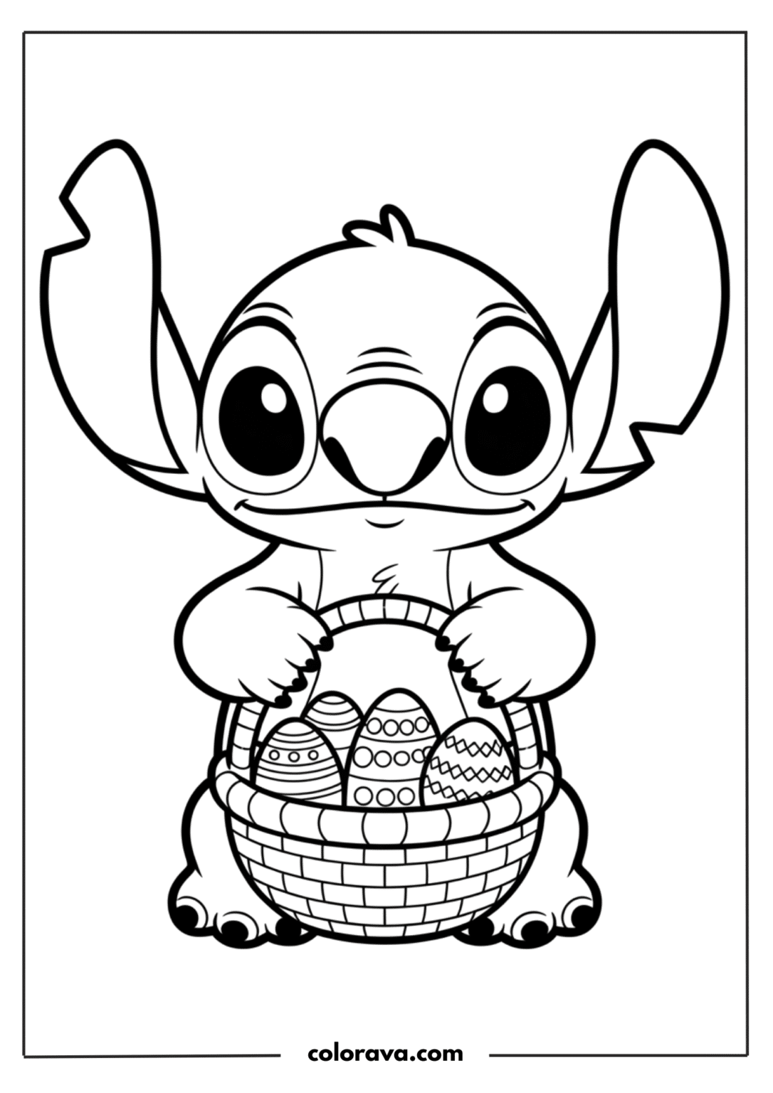 60 Stitch Coloring Pages - Free Printables (PDF) - COLORAVA