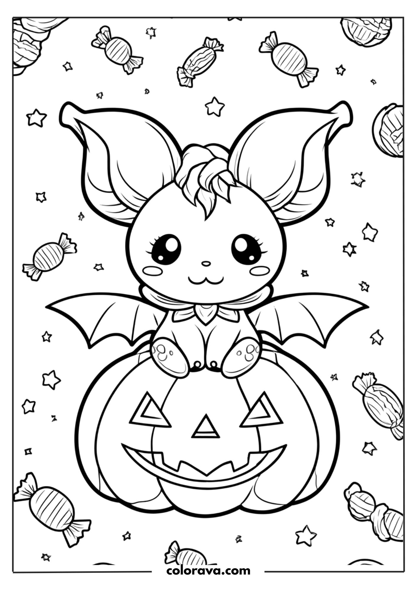 40 Kuromi Coloring Pages - Free Printables - COLORAVA
